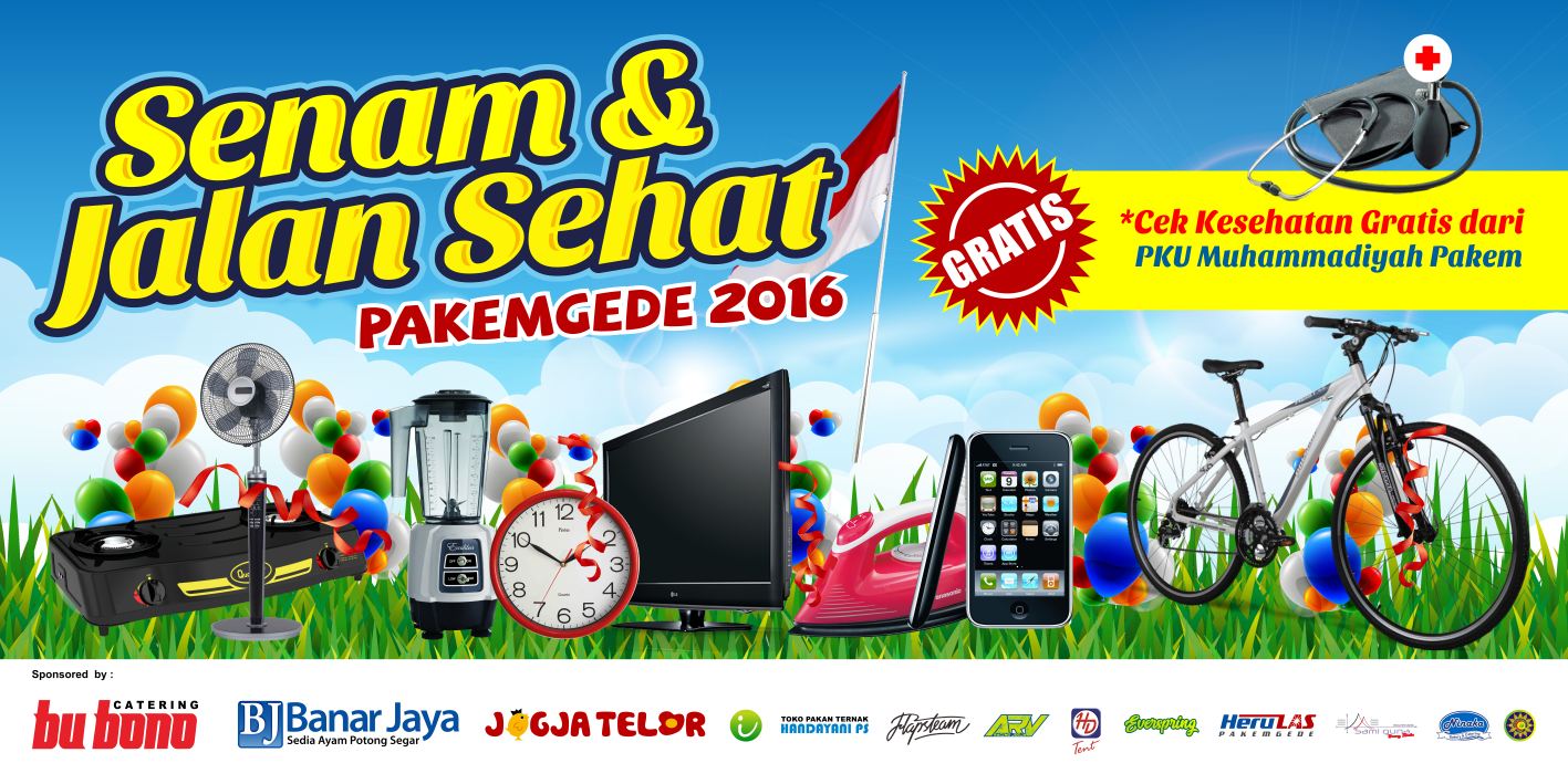 Desain Poster Jalan Sehat | Jasa Desain Grafis Murah