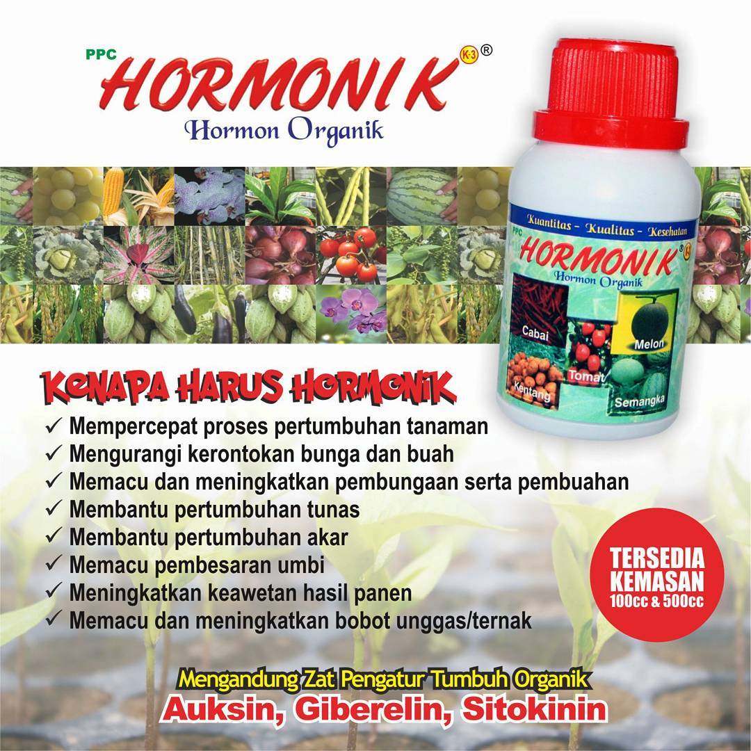 Hormonik - Hormon Pertumbuhan Organik Untuk Tanaman