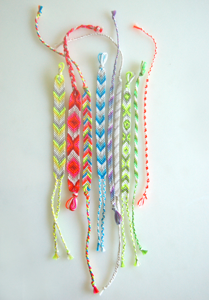 on the brightside...: friendship bracelets... from purl bee