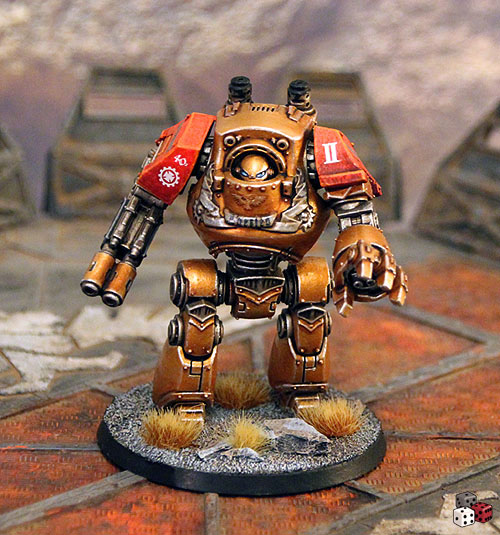 Würfelwiese: Adeptus Custodes: Venerable Contemptor Dreadnought