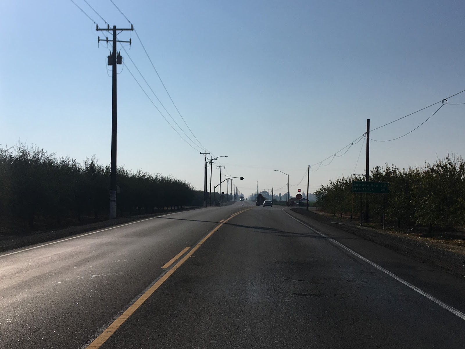 Into the foggy void; California State Route 43