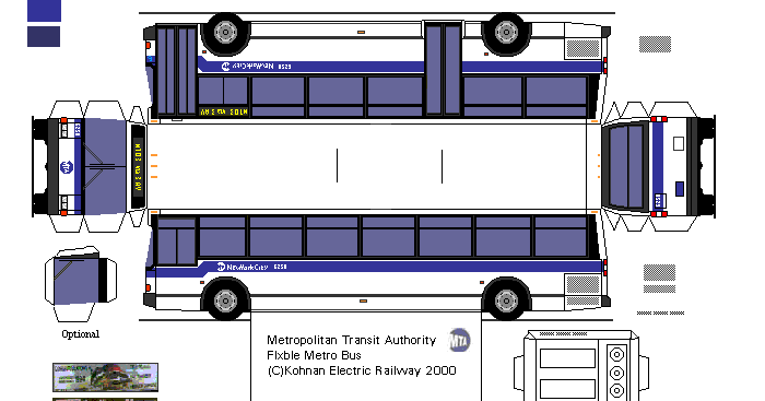 SP. Papel Modelismo: PaperBus Flxible Metro Bus - Metropolitan ...