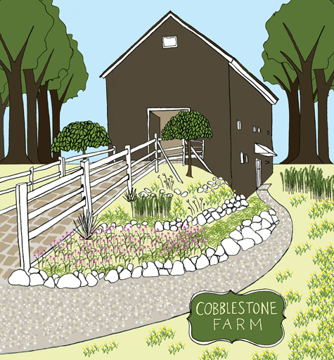 Sloe Gin Fizz: Cobblestone Farm