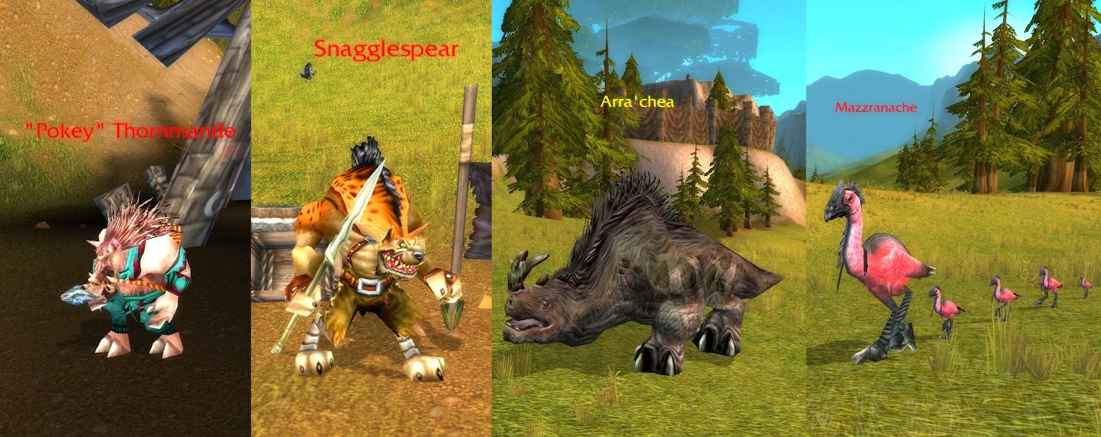 WoW Rare Spawns: Mulgore Rare Spawns