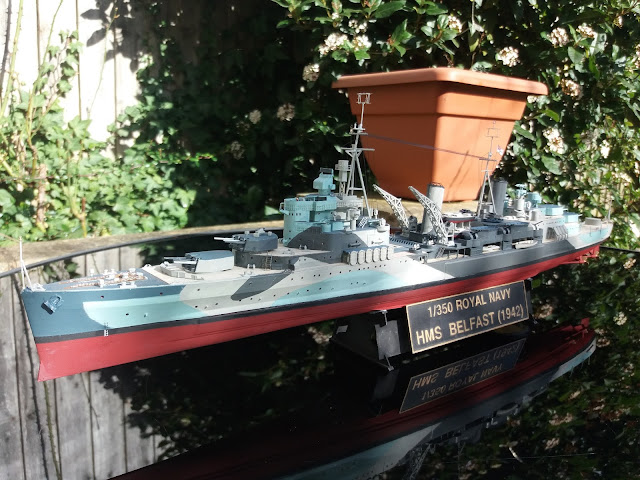 . The Hinckley Shipyard: Project HMS Belfast 1:350 Trumpeter. A step by ...