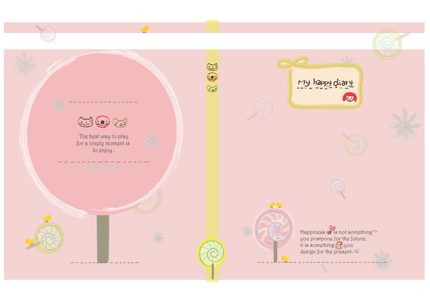 Meet cute diary cover - sydneydad