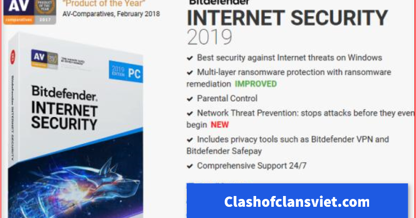 Tải Bitdefender Total Security 2019 Serial Keys Free | Clash of Clans Việt
