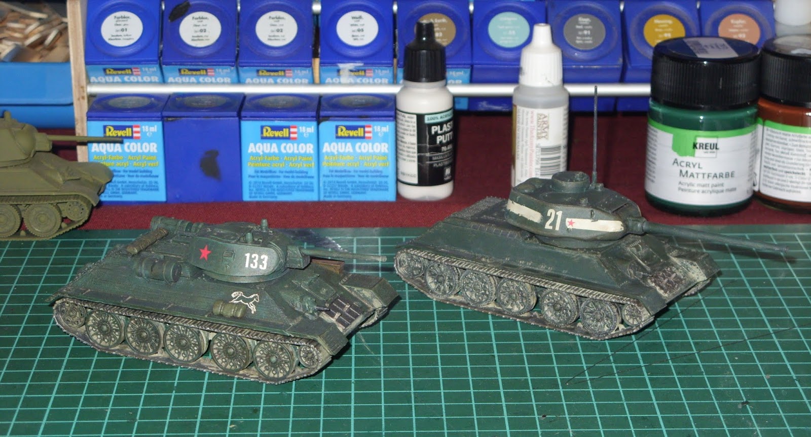 WORLD WAR 2 MODELZONE: Rubicon Models 28mm T-34/85