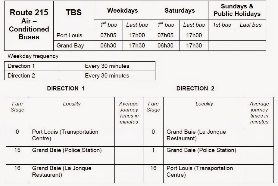 Getting to know Mauritius by travelling on the bus: Route 215