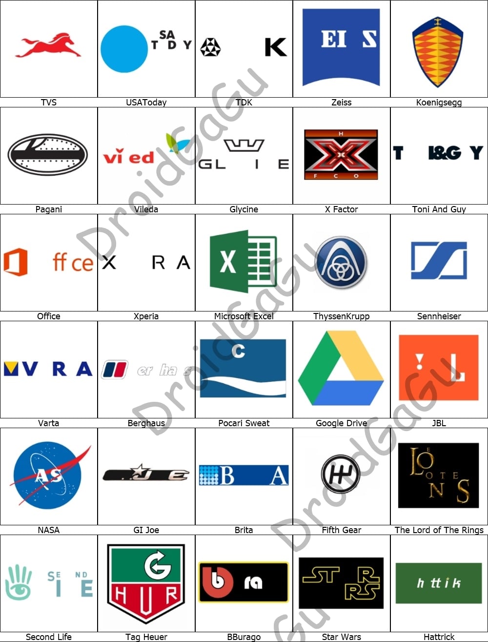 Level 15 Logo Quiz Answers Bubble DroidGaGu