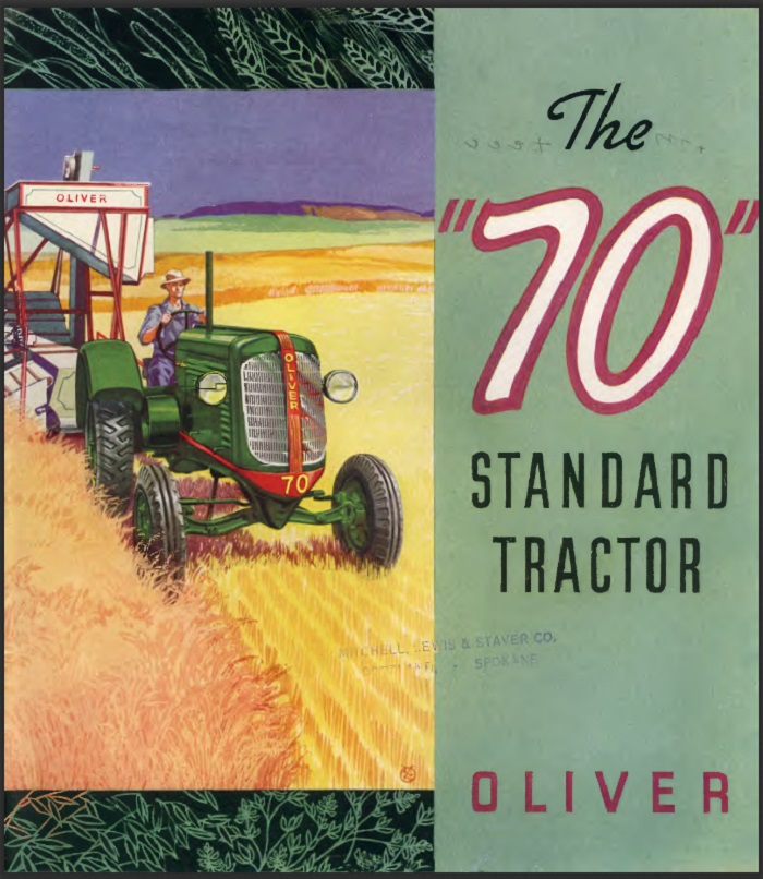 Tractores en 1:43 - TALLER EL " 22": Oliver 70 Standard (1947)