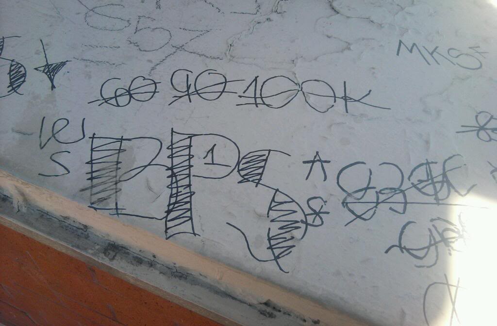 blood gangs graffiti: black Panthers stones nation ( BPS )