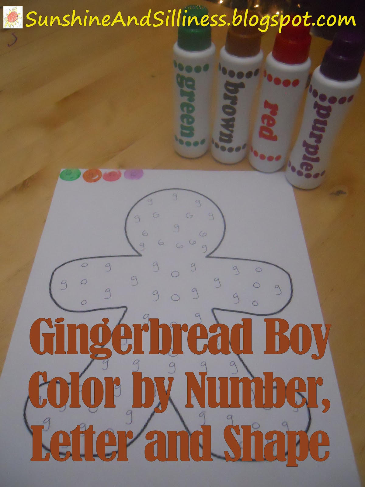 Sunshine and Silliness: G Is for Gingerbread