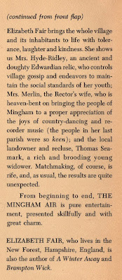 FURROWED MIDDLEBROW: Buried treasure: ELIZABETH FAIR (1908-1997)