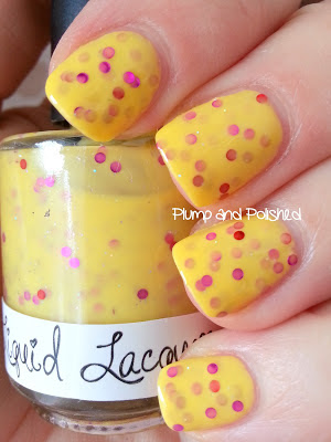 Plump and Polished: Liquid Lacquer - Freckled Lemonade