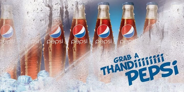 Pepsi Print ADs 2014 - Grab a thandi Pepsi | Myipedia | TVC ...