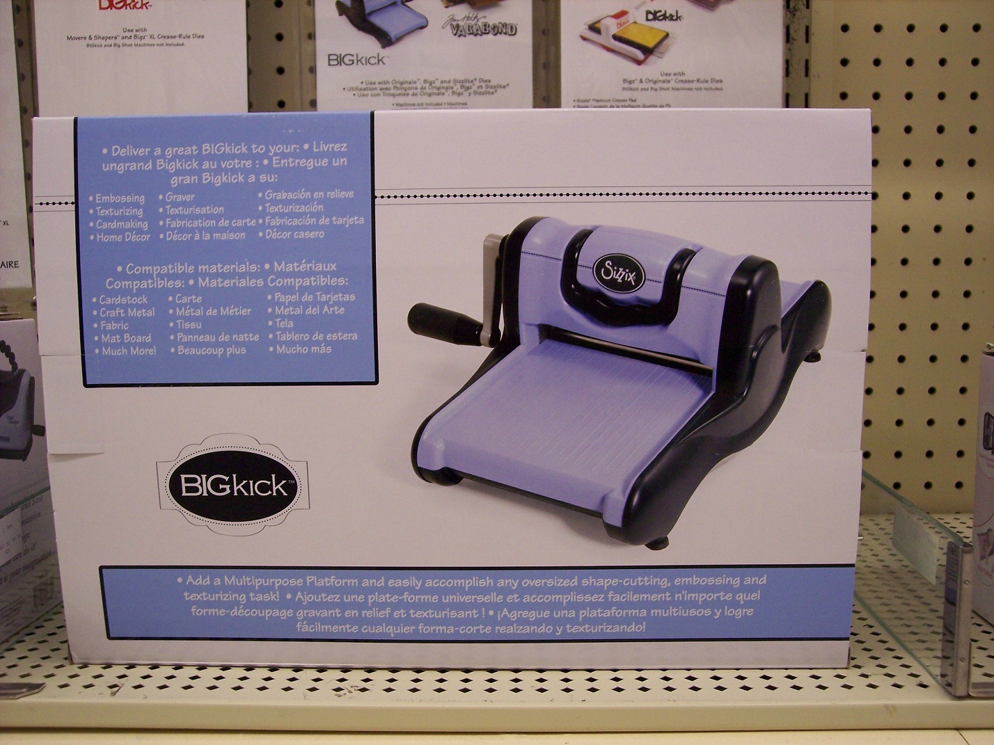 The Quilter's Bag: BIG Shot and BIG Kick Sizzix Die Cutting Machines