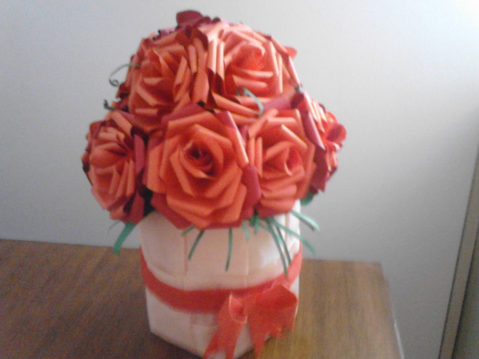 Floraria handmade ... cu flori din hartie: 4 . Aranjamente flori