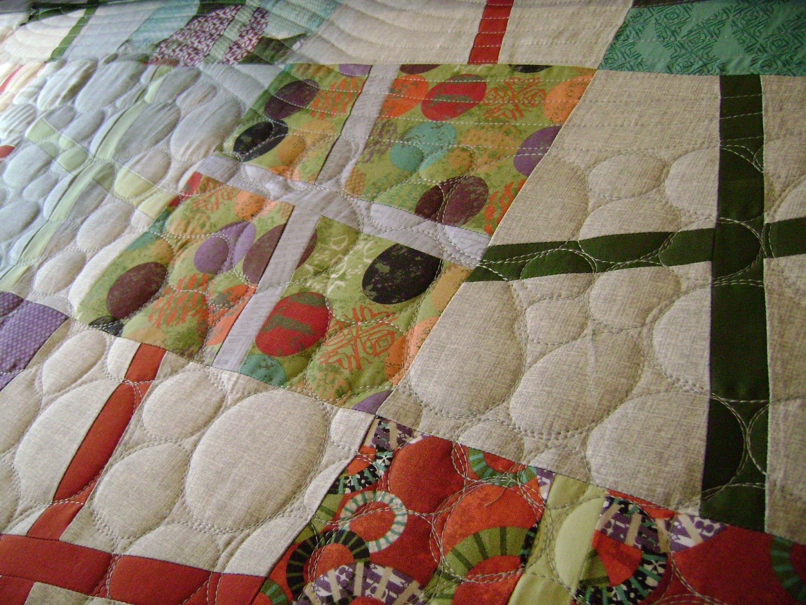 Quilting is more fun than Housework...: Pebbles...