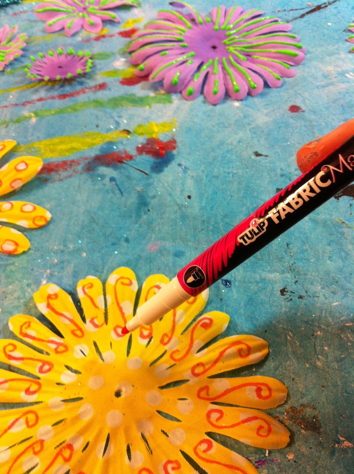 Spring Flower Mash Up - Crafty Chica