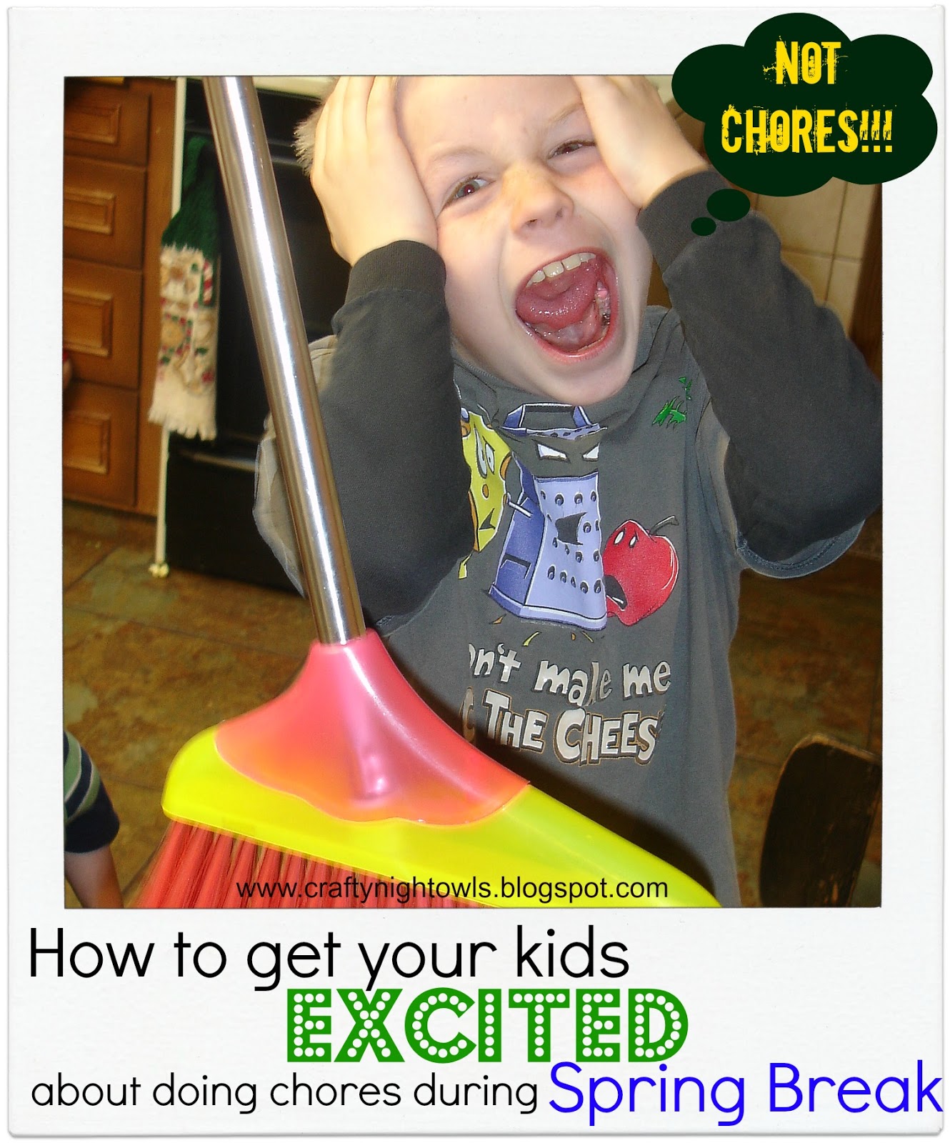 Crafty Night Owls: How to get kids Excited about Chores during Spring ...