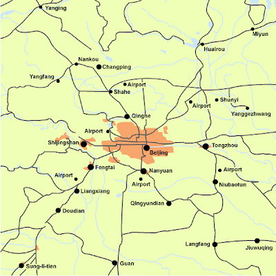 Beijing Map City of China | Map of China City Physical Province Regional