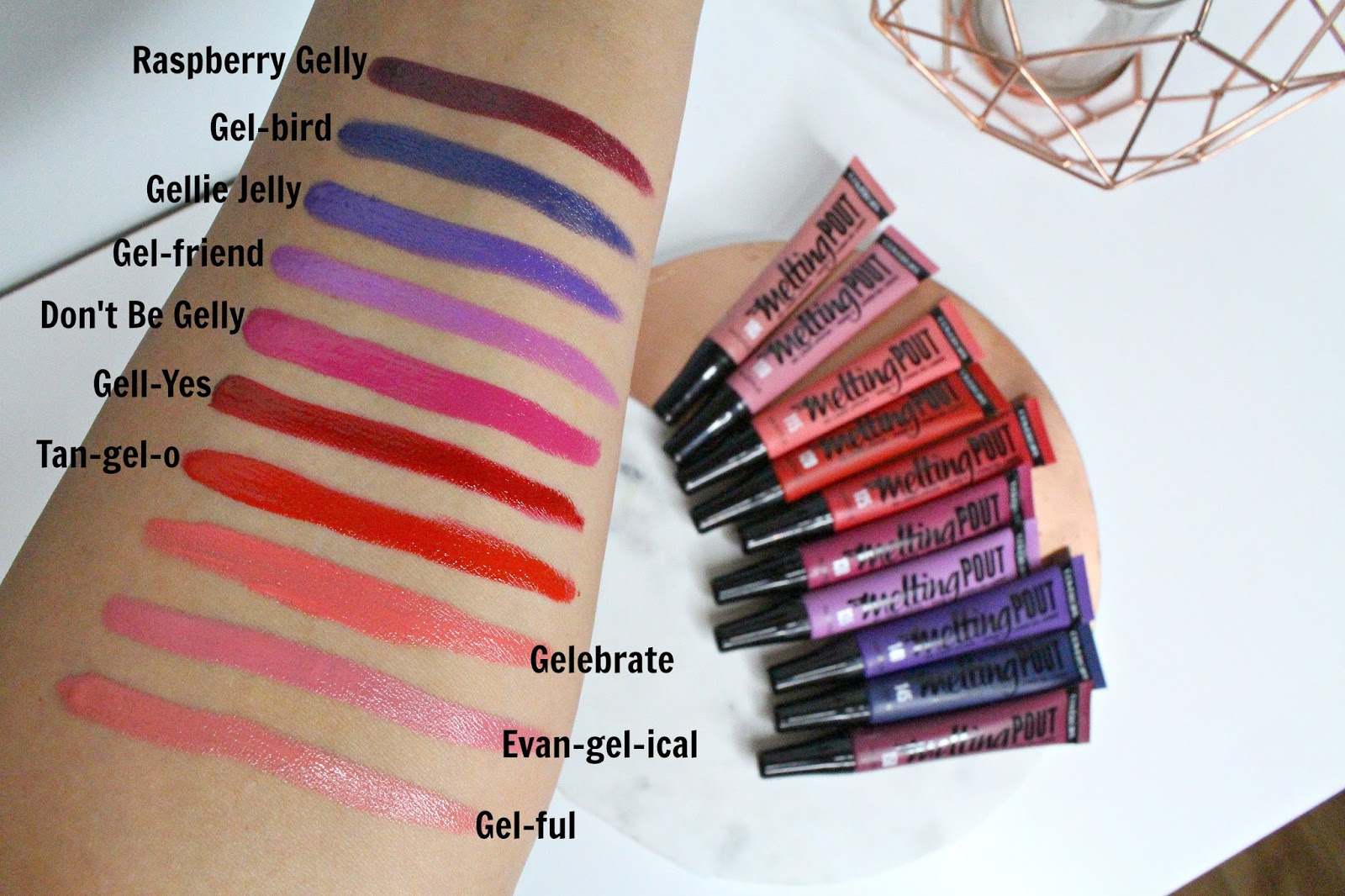 Samantha Jane: Covergirl Melting Pout Swatches and Review