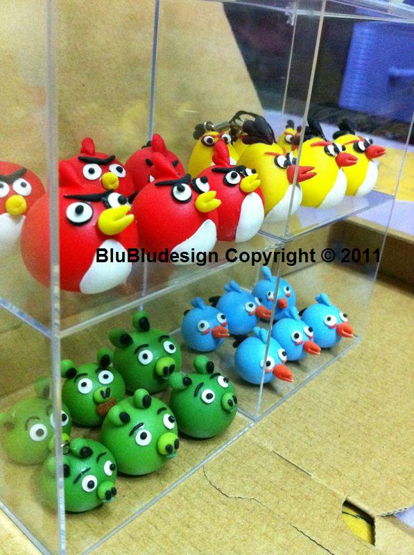 Handmade Clay Collection: Angry Birds Collection