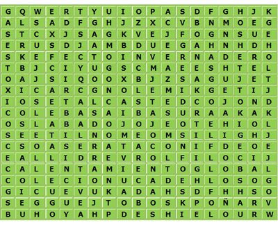 LOS FACTORES QUE AFECTAN EL EQUILIBRIO ECOLOGICO: Sopa de letras