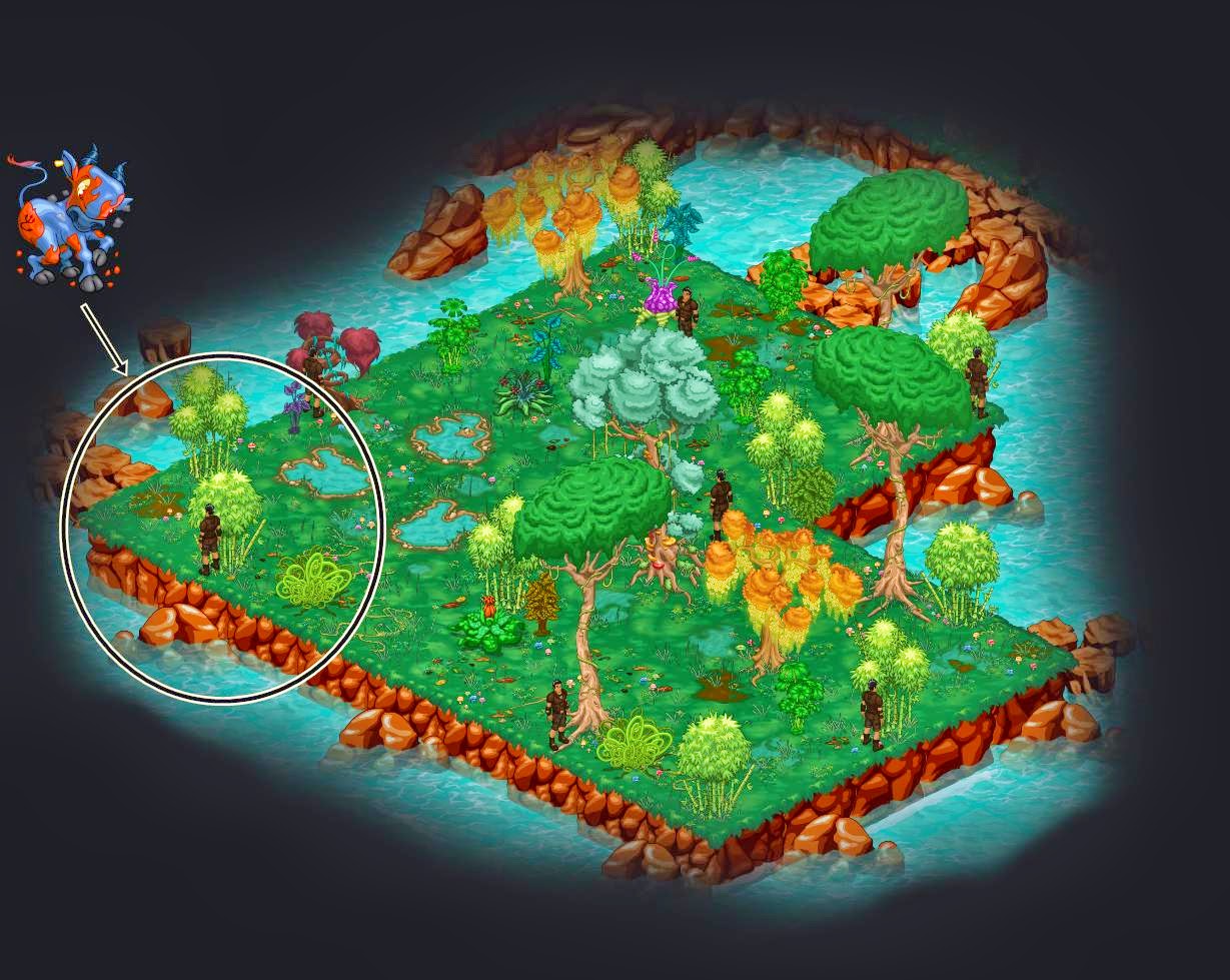 Miscrit Volcano Island Map
