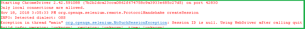 Different Types Of Exceptions In Selenium Webdriver Selenium Webdriver Tutorial Selenium