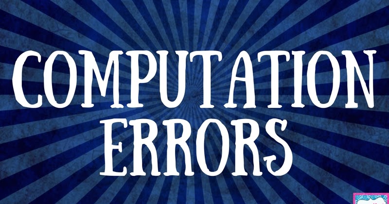 Teach Think Elementary: No More Computation Errors!