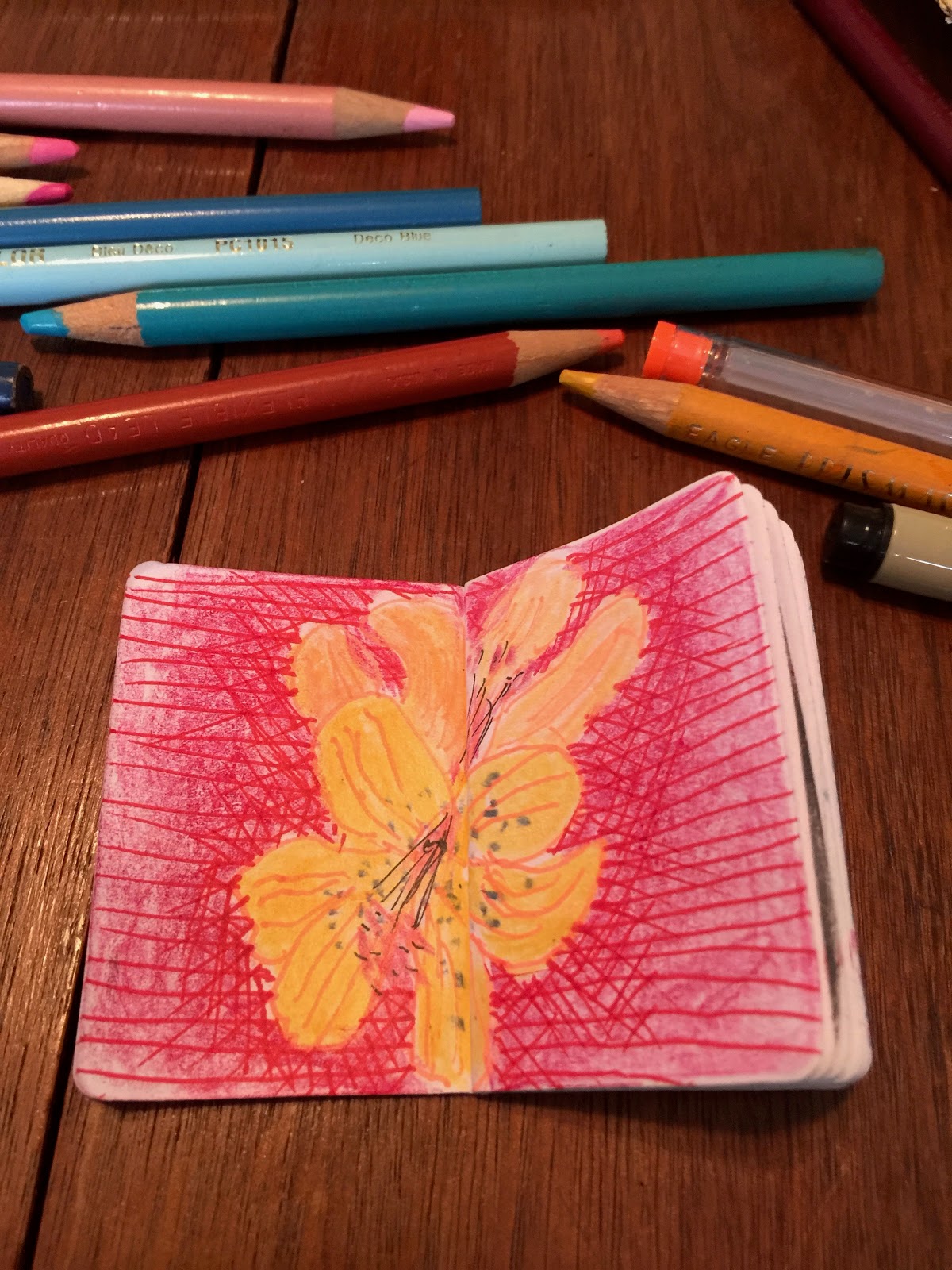 Bobbie's ART Portfolio: The Tiny Book Project - a small tiny book!