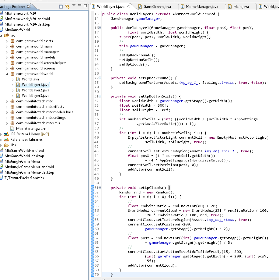 MoribitoTechX: #5.2 Tutorial (LibGDX & MTX) World Scene2D