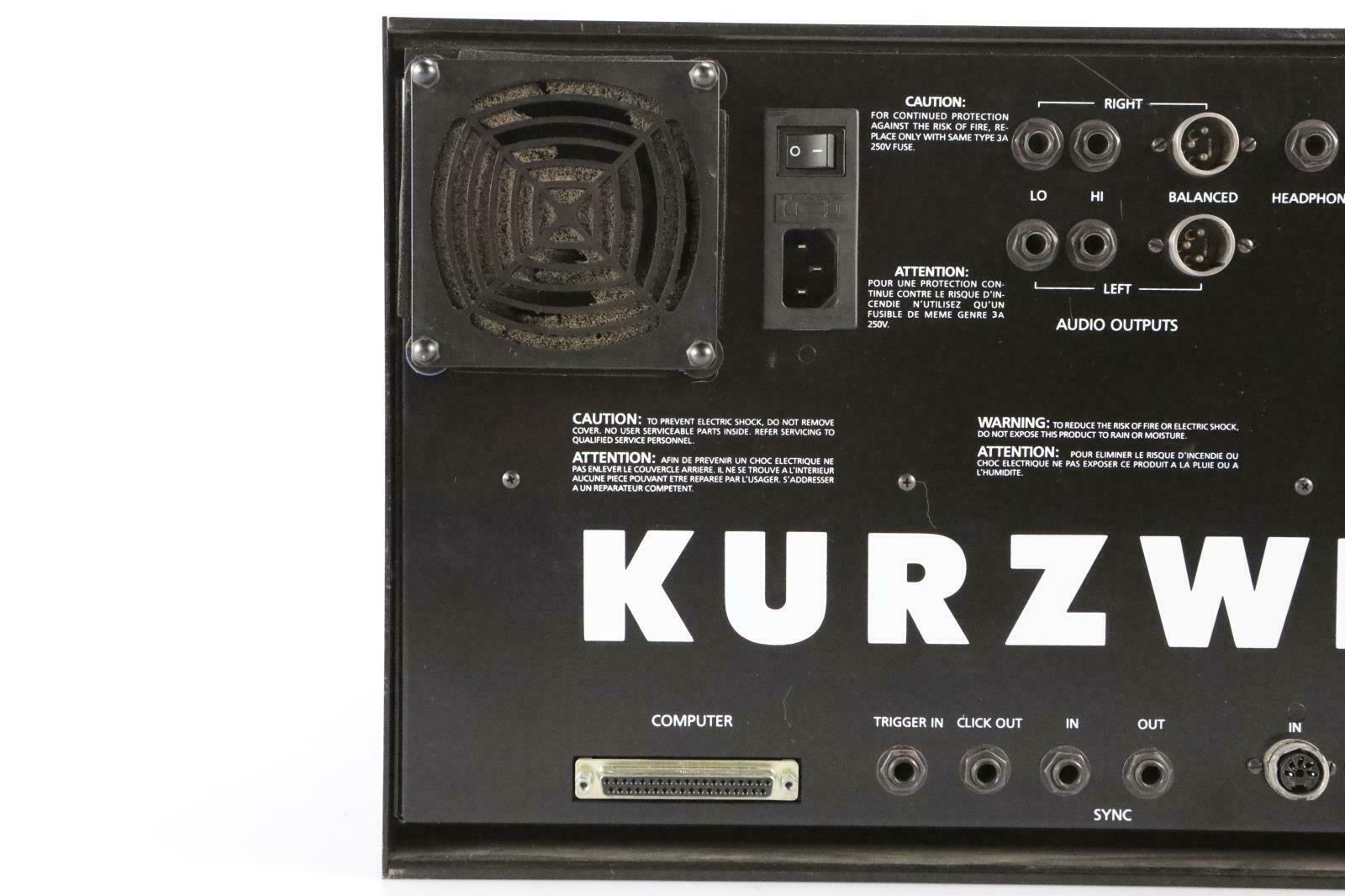 MATRIXSYNTH: Kurzweil KMS 250 RMX Rackmount Synthesizer SN 87120324