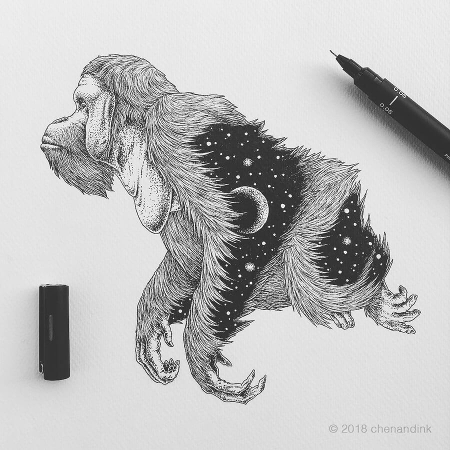 Design Stack: A Blog about Art, Design and Architecture: Ink Drawings ...