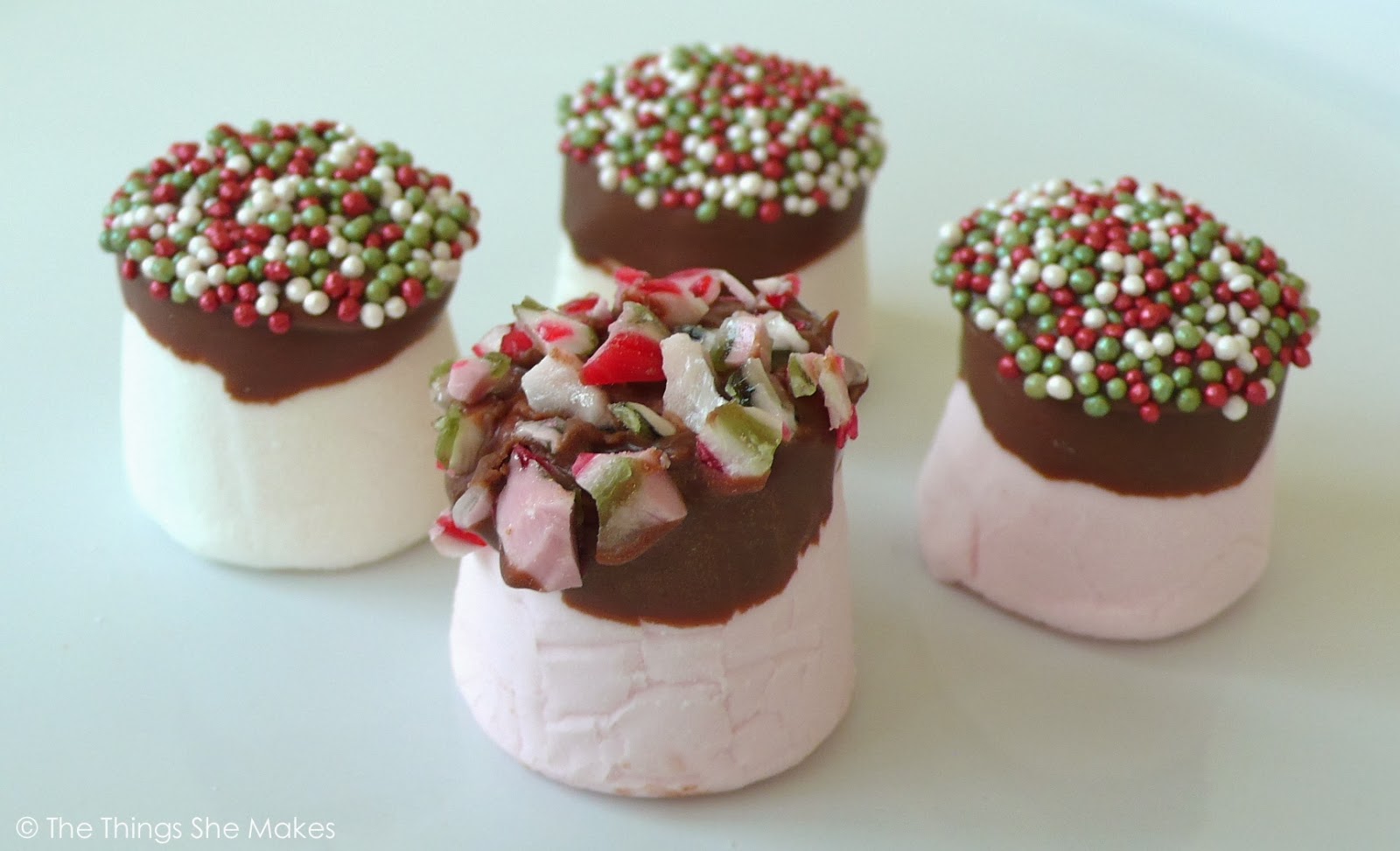 Christmas Marshmallows | The Things She Makes
