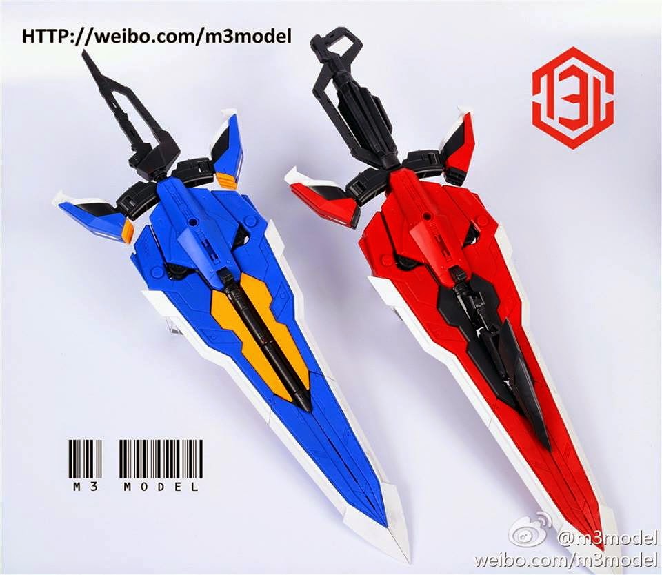 M3 Model 1/60 Tactical Arms II "Buster Sword" [Blue version] for PG ...