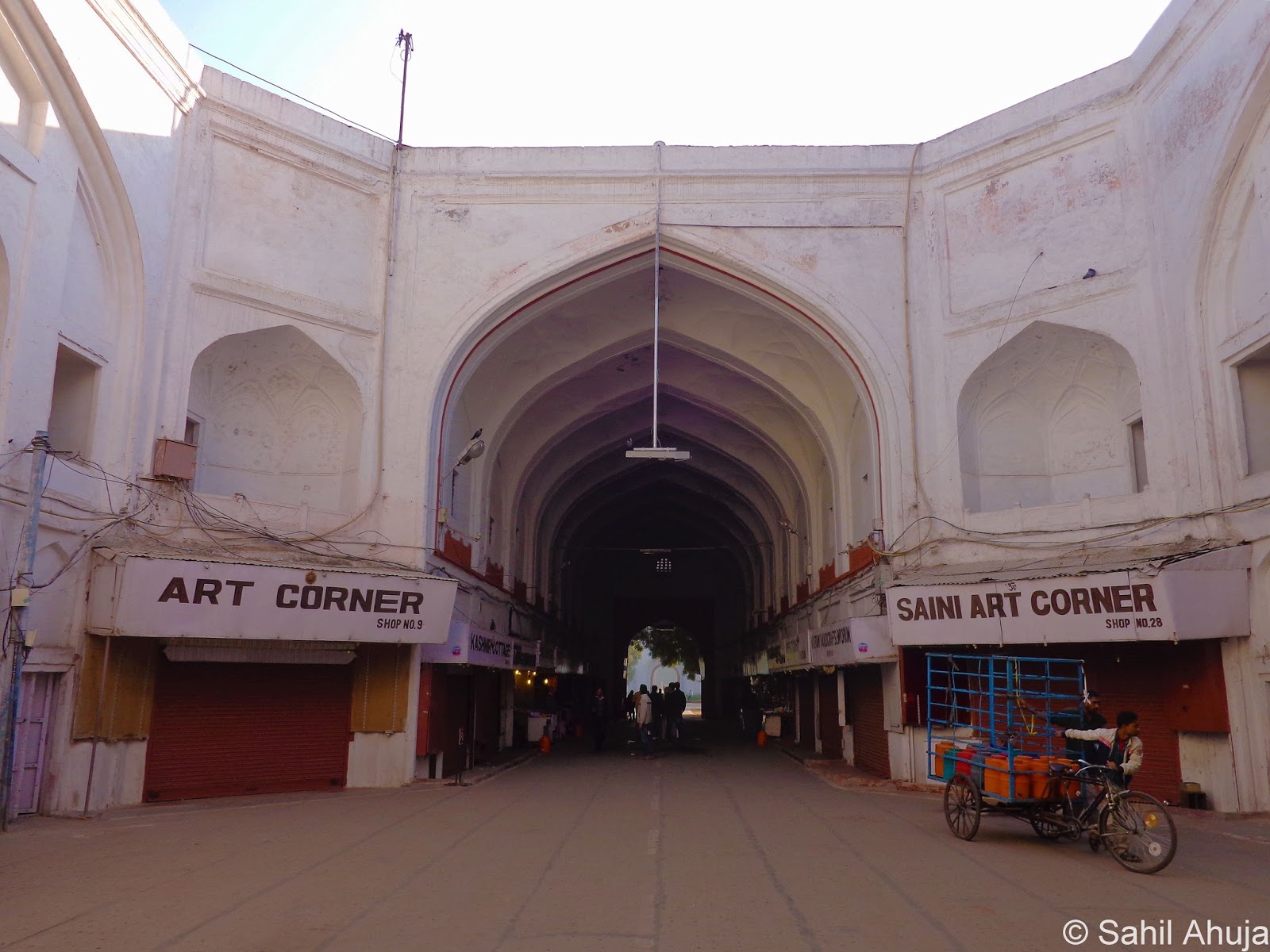 Pixelated Memories: Chatta Chowk, Red Fort, New Delhi