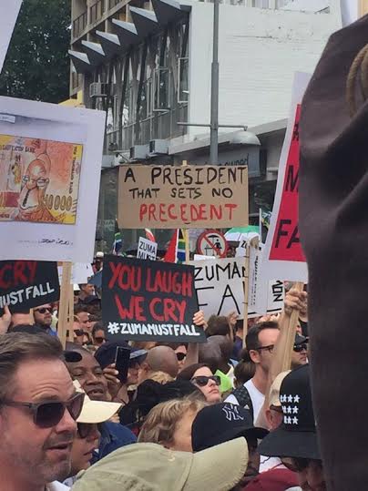 Photos: Zuma must fall protest holding across South African cities