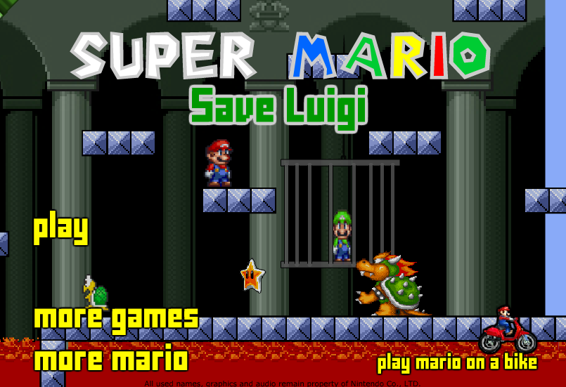 Super Mario - Save Luigi | Mariogames