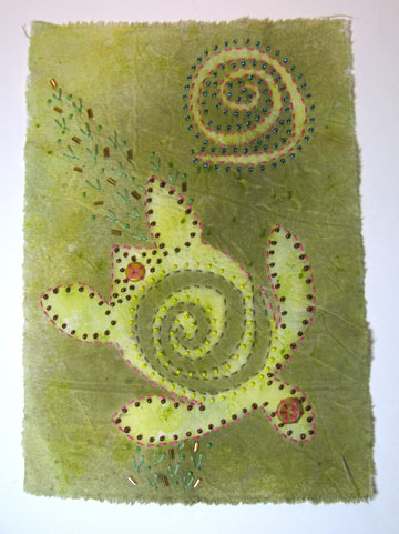 Embellished turtle fabrics - part two