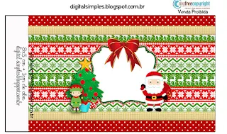 Cute Santa Claus: Free Printable Mini Kit - Oh My Fiesta! in english
