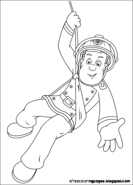 Fireman Sam Coloring Pages