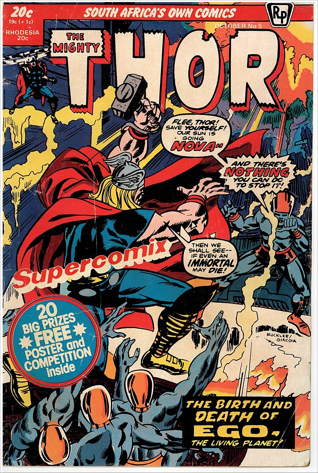 South African Comic Books: Supercomix The Mighty Thor