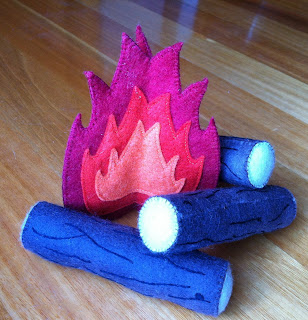 My Sewing Cupboard: Felt Camp Fire