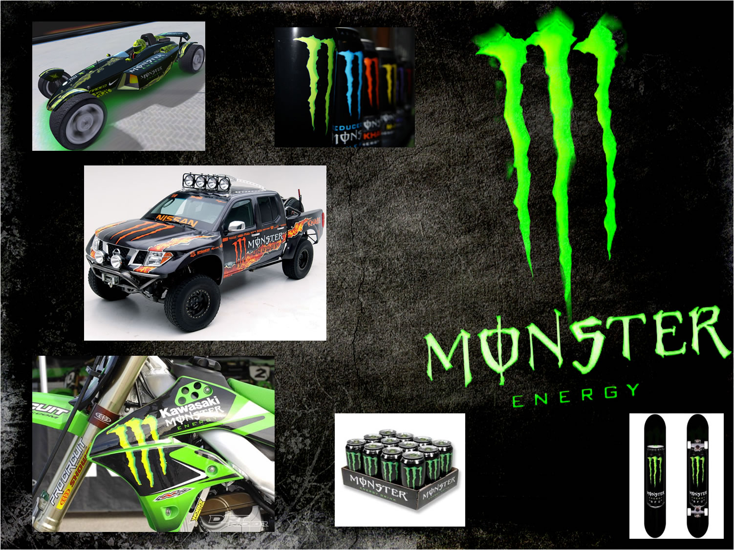 Monster Energy promotional amplifier: Mood boards / Design inspiration