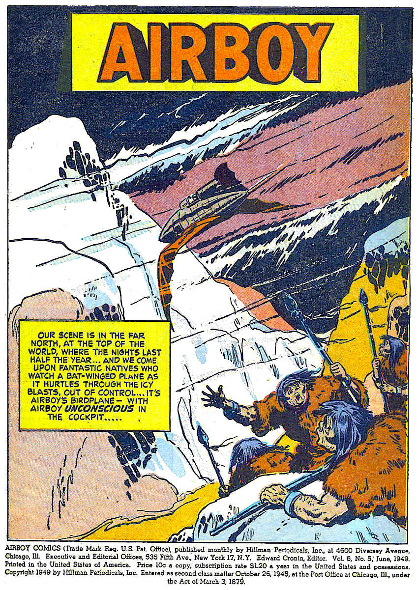 Pappy's Golden Age Comics Blogzine: Number 1575: Airboy fights the Ice ...