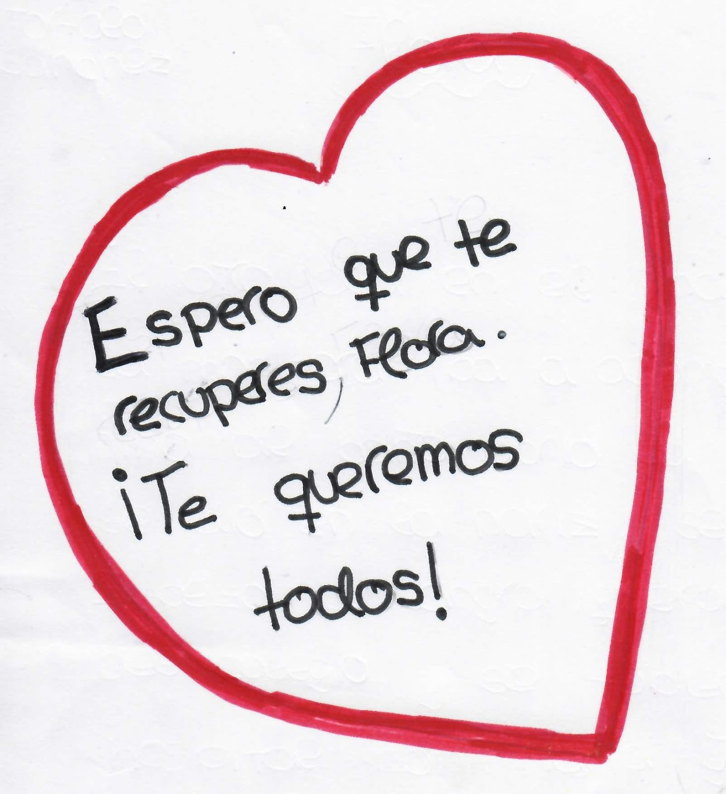 Graxaliños: "¡Recupérate pronto!"