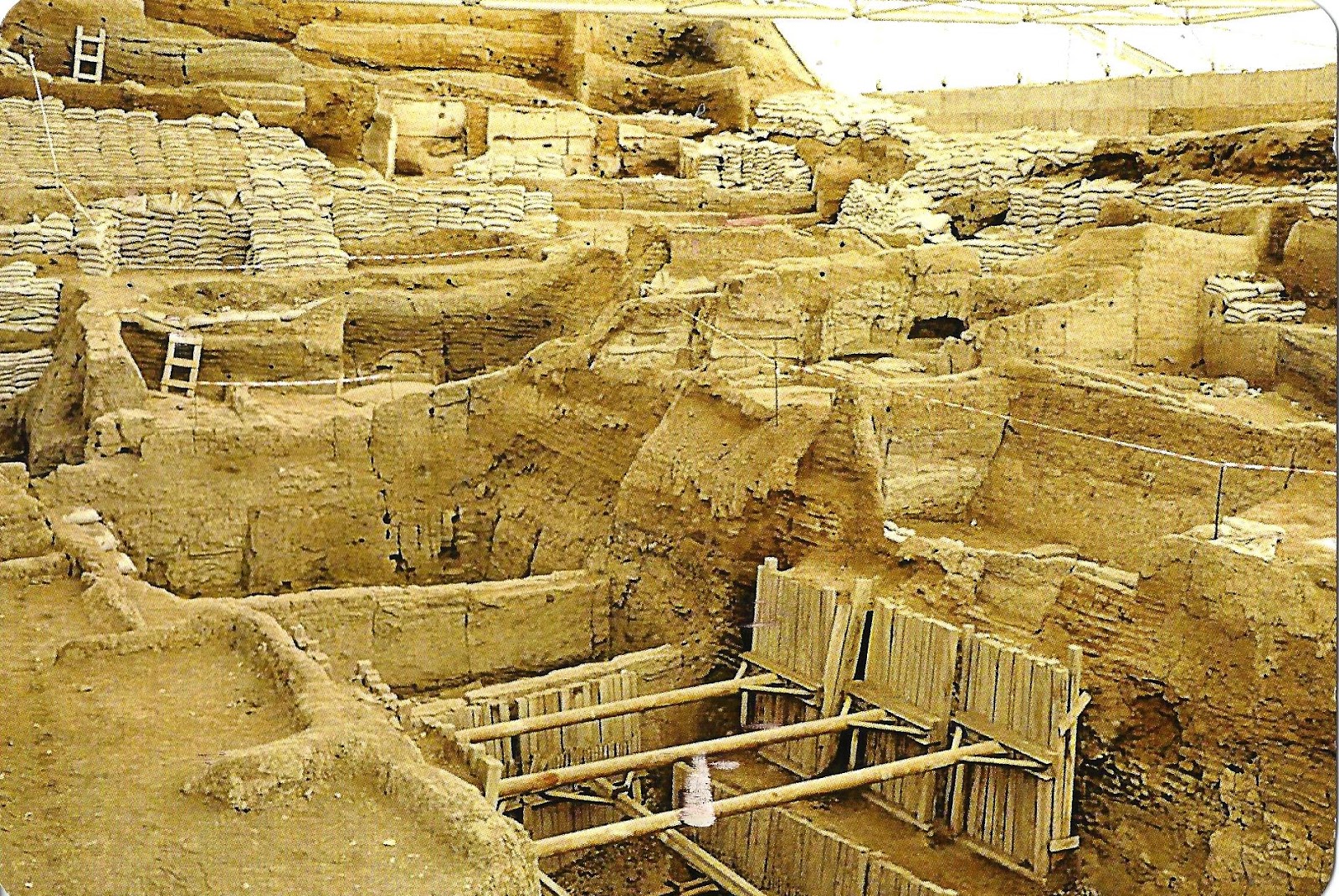 A Journey of Postcards: Neolithic site of Catalhöyük | Turkey